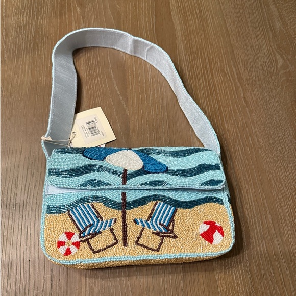 Bags | Nwt Viral Tiktok Beaded Beach Purse Bag | Poshmark